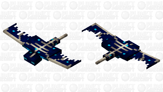 Sculk phantom Minecraft Mob Skin