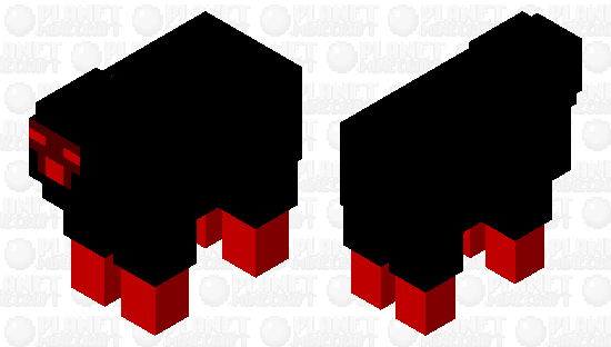 Evil Soul.Exe (Sheep) Minecraft Mob Skin