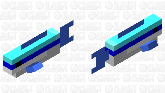 Pargo Raya Marrón de Hielo Minecraft Mob Skin