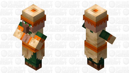 Villager / Normal village / from the Desert / re-texturing Minecraft ...