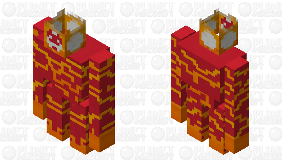 🔥 Fire golem V1 minecraft ben 10 🔥 Minecraft Mob Skin