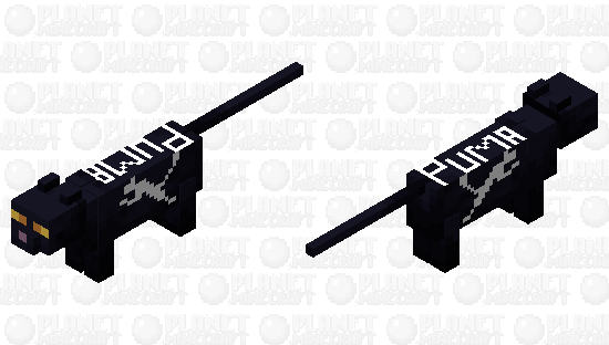 Puma cat (get it cus pumas are relaeted to cats!) Minecraft Mob Skin