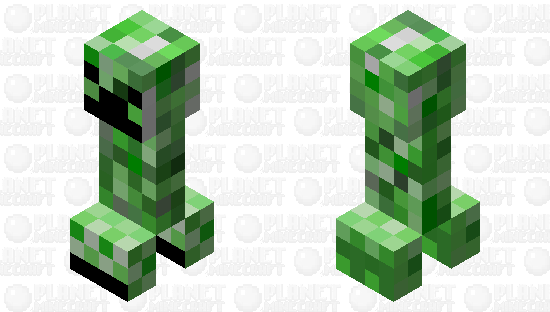 8-bit creeper Minecraft Mob Skin