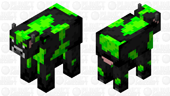 green cow Minecraft Mob Skin