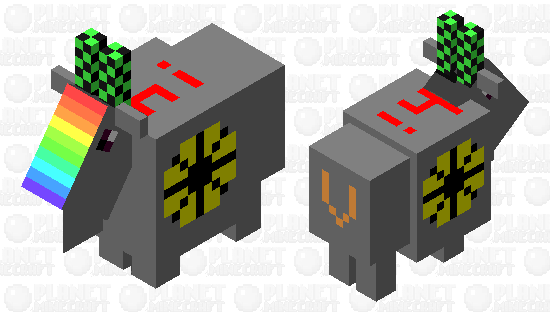 Radioactive Goat Minecraft Mob Skin