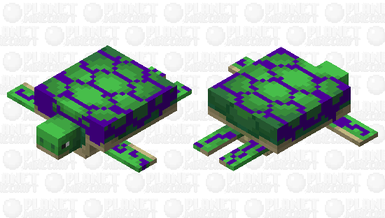 Cursed Turtle Minecraft Mob Skin