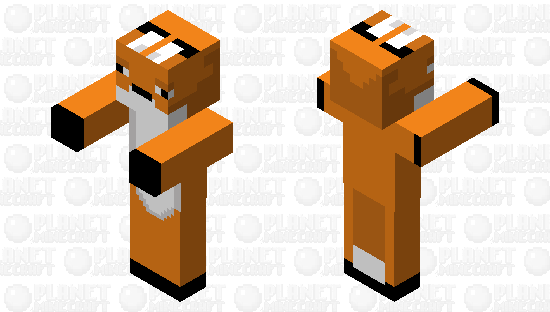 Minecraft Derp Fox Skin