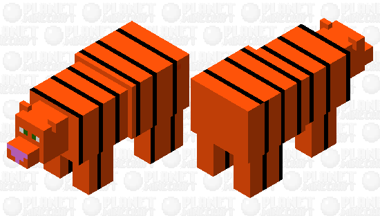 Tiger (big) Minecraft Mob Skin