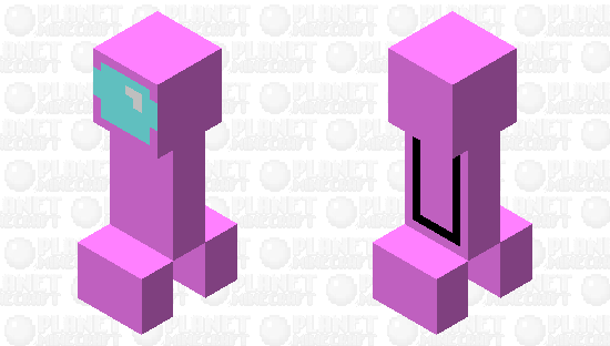 pink among us Minecraft Mob Skin