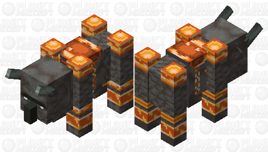 Ravager / Armored / Adult / re-texturing / level 1 / Copper Minecraft ...