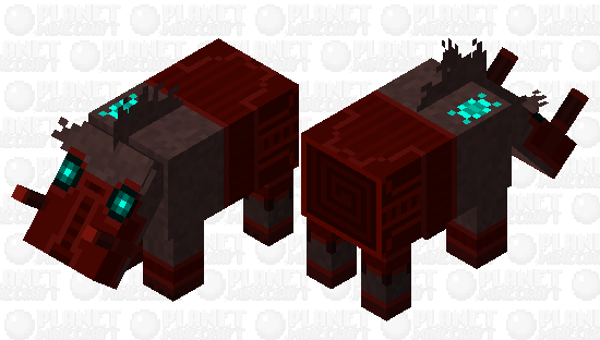 Hoglix Colossus (Hoglin) Minecraft Mob Skin