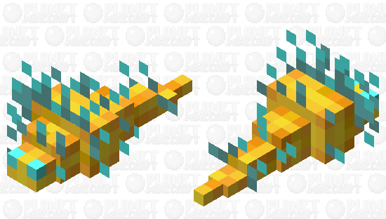 [GoldenSilverfish] Part 24 of golden mobs series. Minecraft Mob Skin