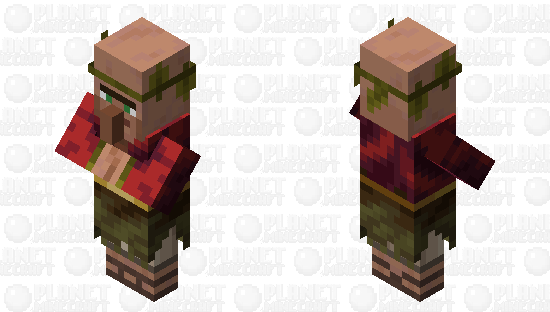 Villager / remade / re-texturing / from the Savannah Minecraft Mob Skin