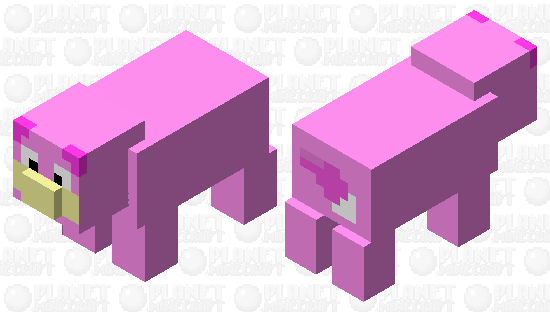 slowpoke pokemon Minecraft Mob Skin