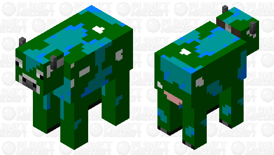 EARTH COW Minecraft Mob Skin