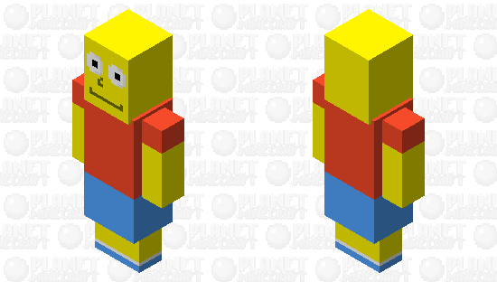Bart Simpson Minecraft Mob Skin