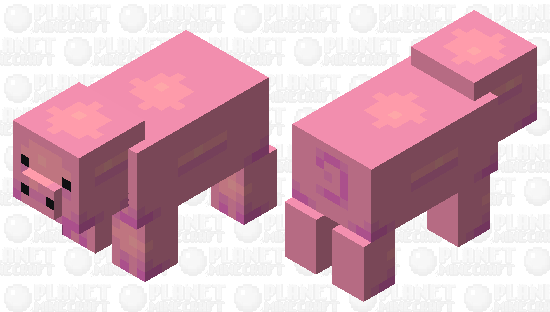 Cutie Cubed: Pig Minecraft Mob Skin