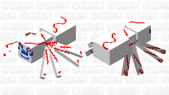 Bloodstained Spider Minecraft Mob Skin