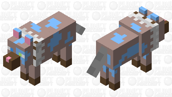 Chimerism Rockruff Minecraft Mob Skin