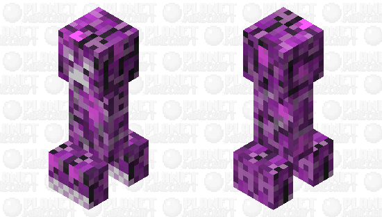 Negative Creeper Minecraft Mob Skin