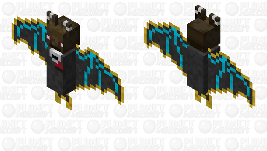 Tuxedo Bat Minecraft Mob Skin