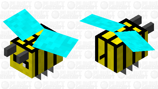 My version of the bee Minecraft Mob Skin