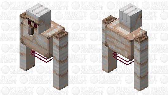 Floating Iron Golem Minecraft Mob Skin