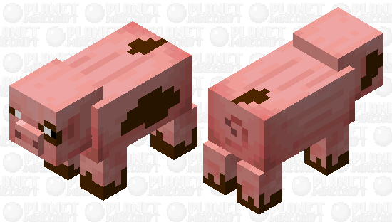 Muddy Pig -~- Minecraft Mob Skin