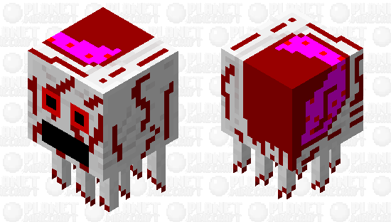 Shooting Zombie Ghast Minecraft Mob Skin