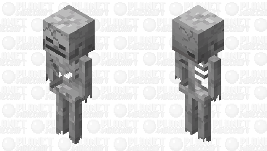 Realistic Skeleton Minecraft Mob Skin