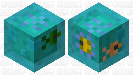 Tropical Slime (reef edition) Minecraft Mob Skin
