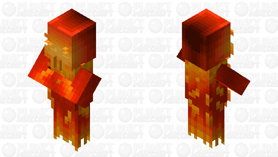 I have mastered the element of fire. Minecraft Mob Skin