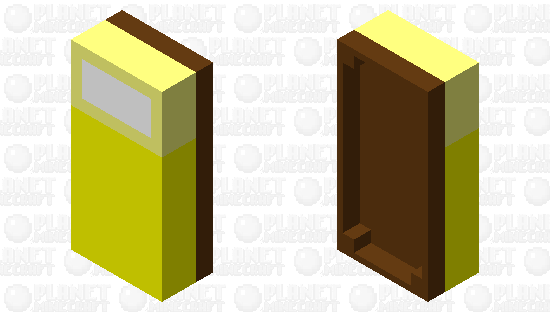 Yellow bed Minecraft Mob Skin