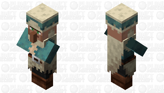 Villager / remade / re-texturing / from the snow Minecraft Mob Skin
