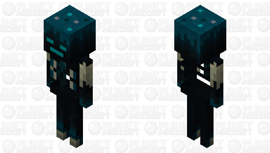 Sculk skeleton Minecraft Mob Skin