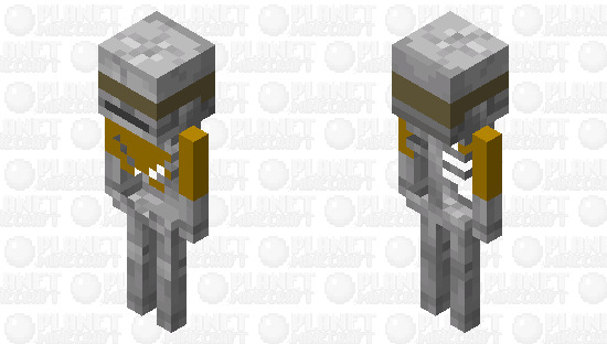 Blindness Skeleton Minecraft Mob Skin