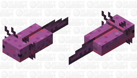 amethyst salamander Minecraft Mob Skin