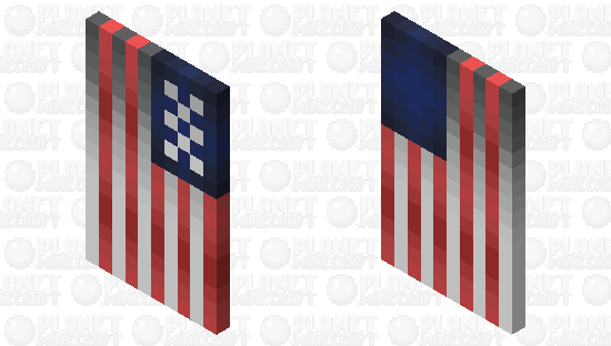 The flag of the United States Of America Minecraft Mob Skin