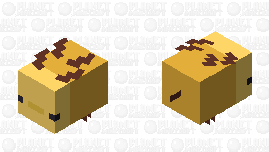 The flying axolotl Minecraft Mob Skin