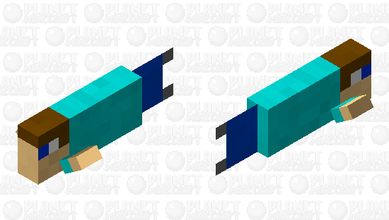 Steve cod Minecraft Mob Skin