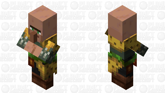 Villager / remade / re-texturing / from the Jungle Minecraft Mob Skin