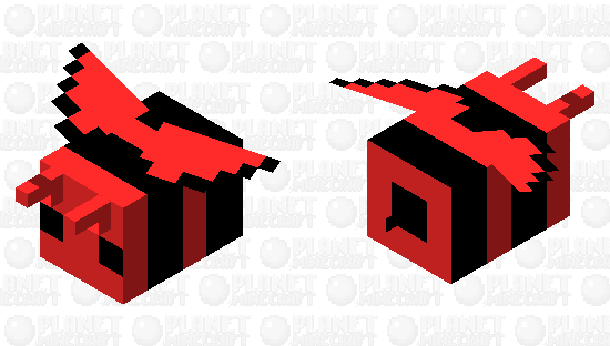 Demon Bee Minecraft Mob Skin