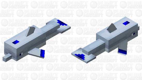 Sapphire dolphin Minecraft Mob Skin