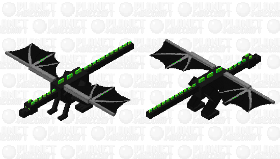 Unfinished sea dragon Minecraft Mob Skin