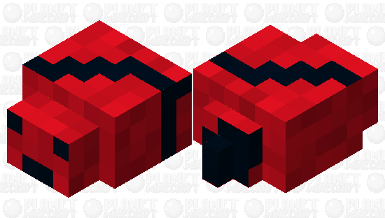 Redmite With face Minecraft Mob Skin