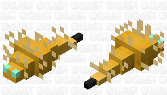 The Goldenfish Minecraft Mob Skin