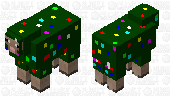 Christmas tree Minecraft Mob Skin