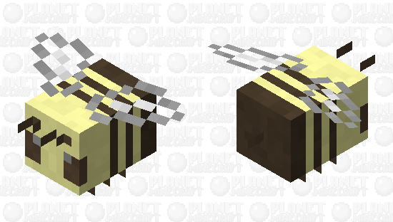 Pastel bee Minecraft Mob Skin