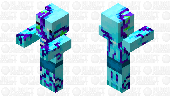 BLUE ZOMBIE PIGMAN (CLASSIC) Minecraft Mob Skin