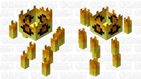 Blaze (Reimagined) Minecraft Mob Skin